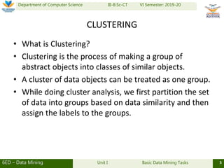 Clustering, application, methods u 1 | PPT