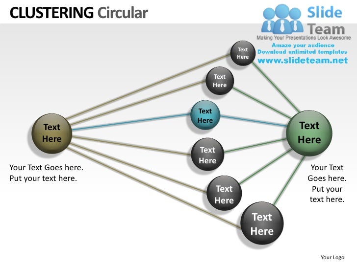 Clustering Circular Powerpoint Presentation Slides Ppt Templates