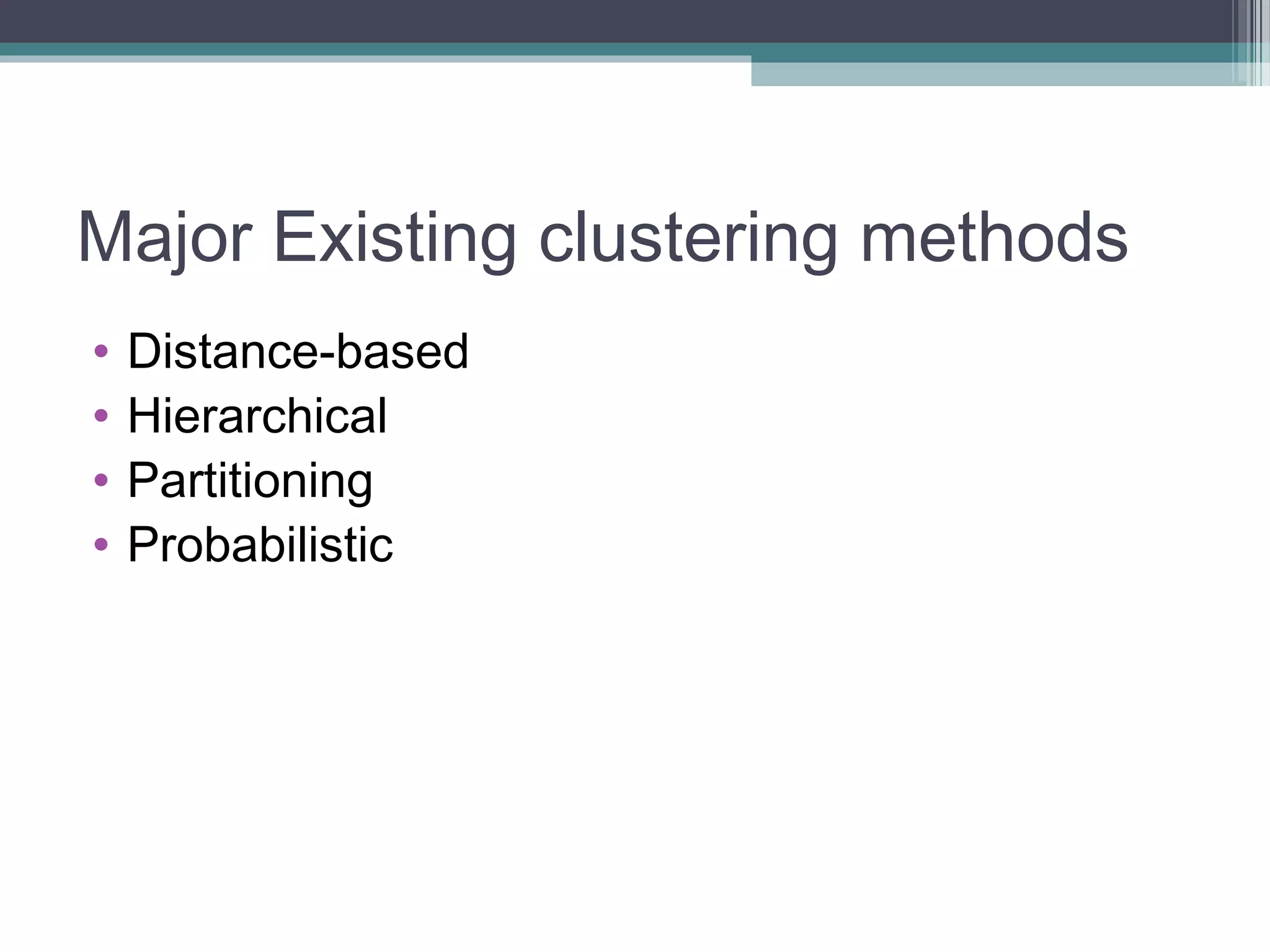 Clustering & classification | PPT