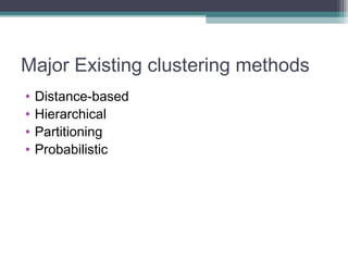 Clustering & classification | PPT