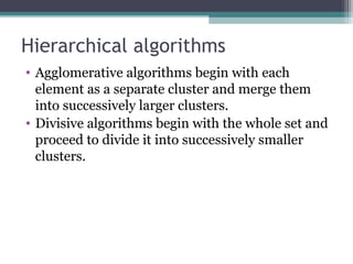 Clustering & classification | PPT