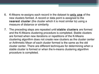 Clustering & classification | PPT