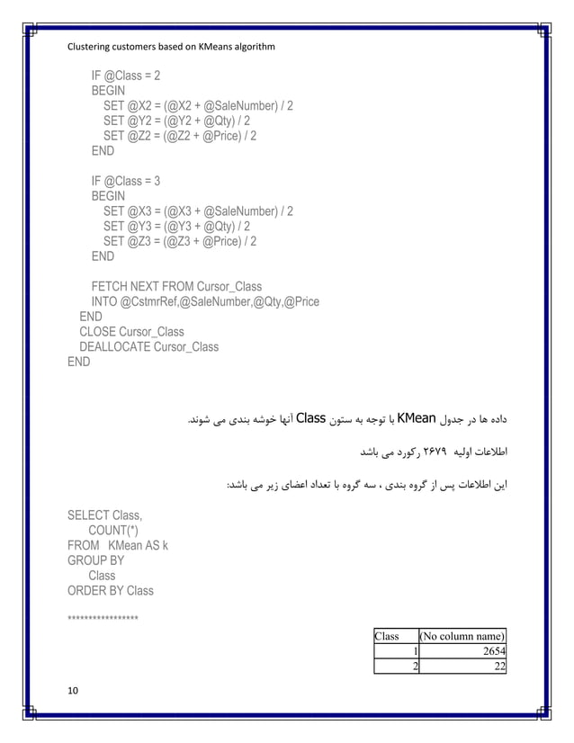 Clustering Customers Based On Kmeans Algorithm Pdf