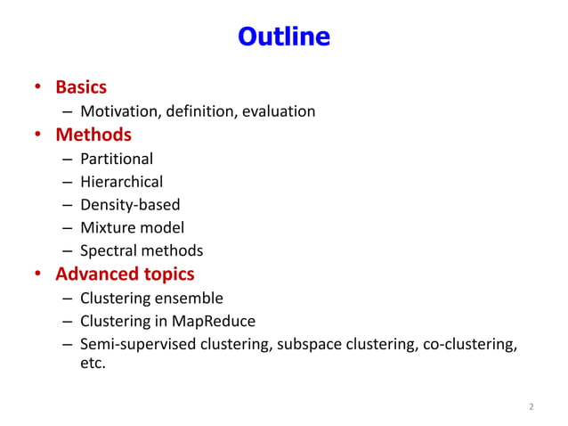 clustering density technidques in machine learning | PPT