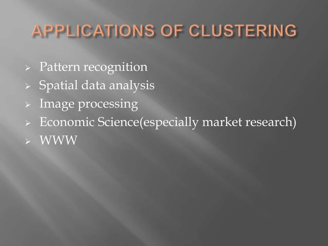 Clustering for Stream and Parallelism (DATA ANALYTICS) | PPTX