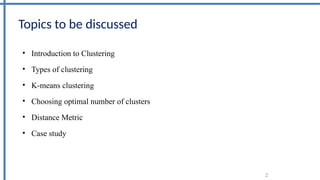 Clustering GL Demo V3 - Unsupervised Learning | PPT