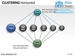 Clustering horizontal powerpoint ppt slides. | PDF