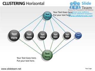 Clustering horizontal powerpoint ppt slides. | PDF