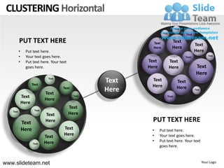 Clustering horizontal powerpoint ppt slides. | PDF