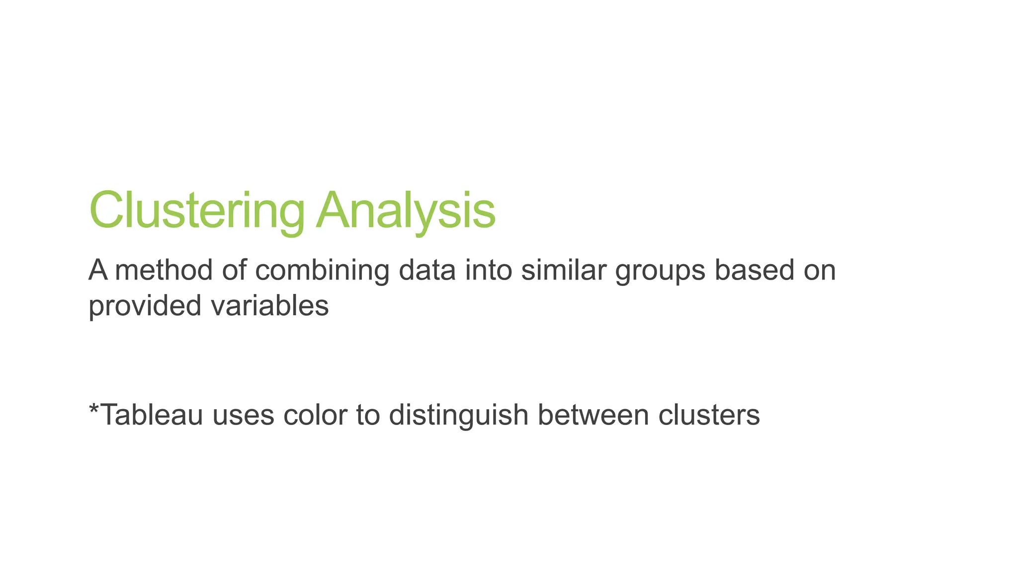 Clustering In Tableau For Beginers Pptx