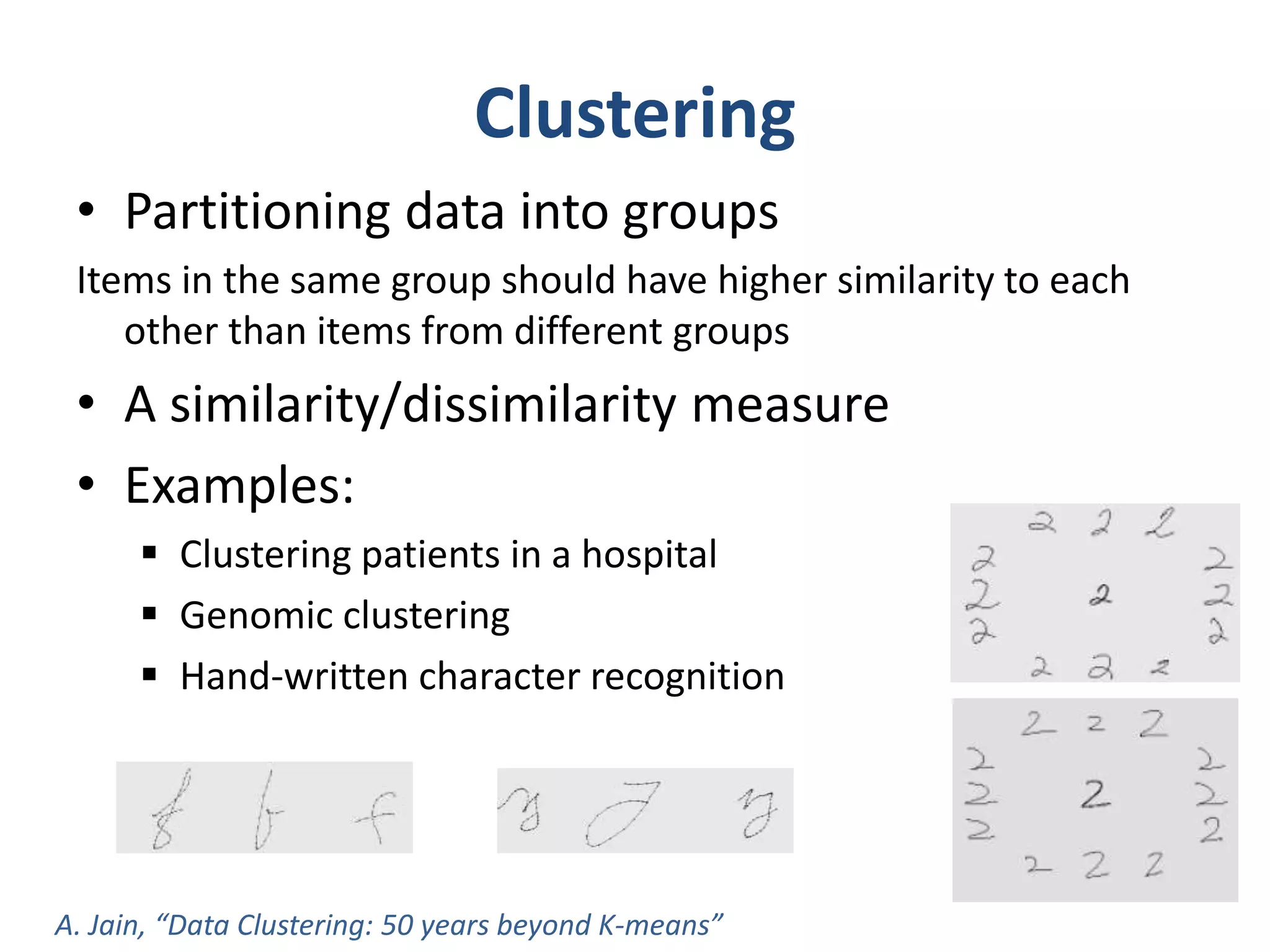 Clustering on database systems rkm | PPT