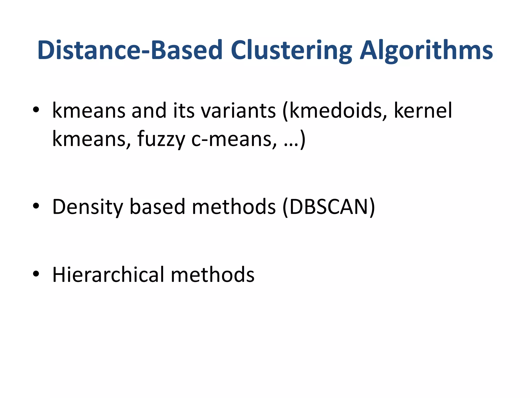 Clustering on database systems rkm | PPTX
