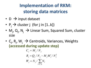 Clustering on database systems rkm | PPT