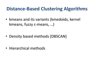 Clustering on database systems rkm | PPT