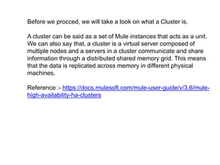 Mule Clustering | PPT