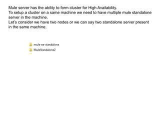 Mule Clustering | PPT