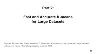 Large Scale Data Clustering: an overview | PPT