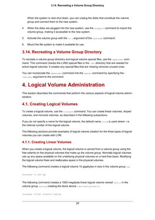 Cluster logical volume_manager | PDF