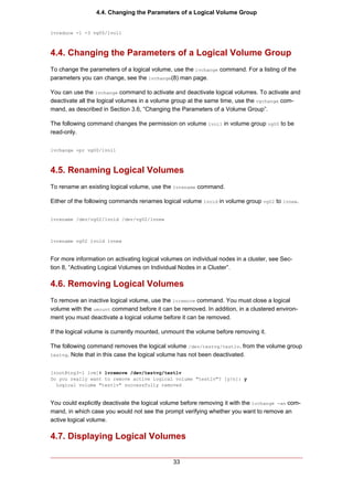 Cluster logical volume_manager | PDF