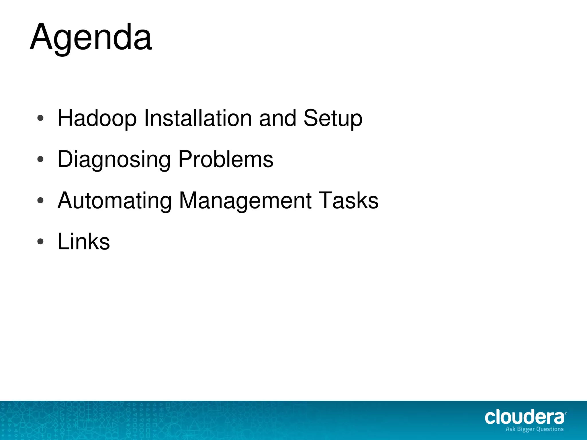 Cluster management and automation with cloudera manager | PDF