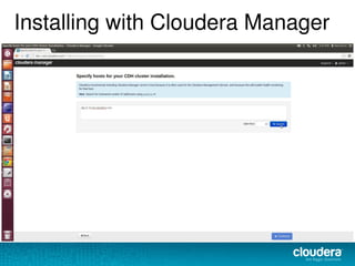Cluster management and automation with cloudera manager | PDF