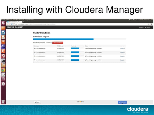 Cluster management and automation with cloudera manager | PDF