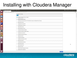 Cluster management and automation with cloudera manager | PDF