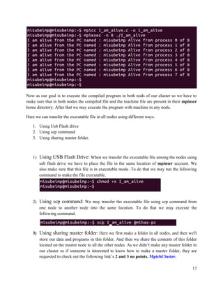 Cluster Setup Manual Using Ubuntu and MPICH | PDF