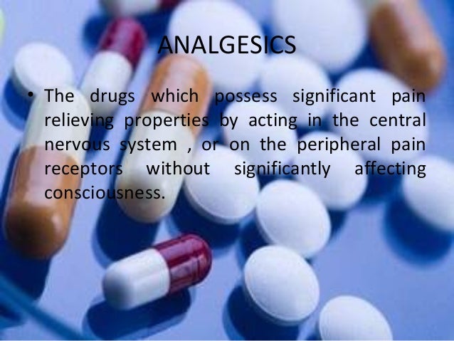 ANALGESIC MODELS