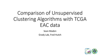 Lab Presentation, Molecular Data Cluster Algorithms | PPTX | Biological ...