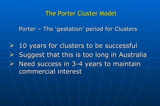‘INDUSTRY CLUSTERS - A NEW MODEL FOR INDUSTRY INNOVATION AND ...