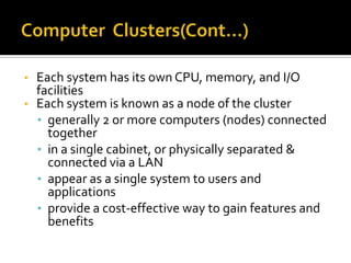 Clusters | PPT