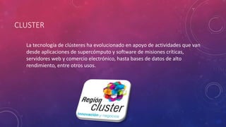 Clusters & start up night | PPT