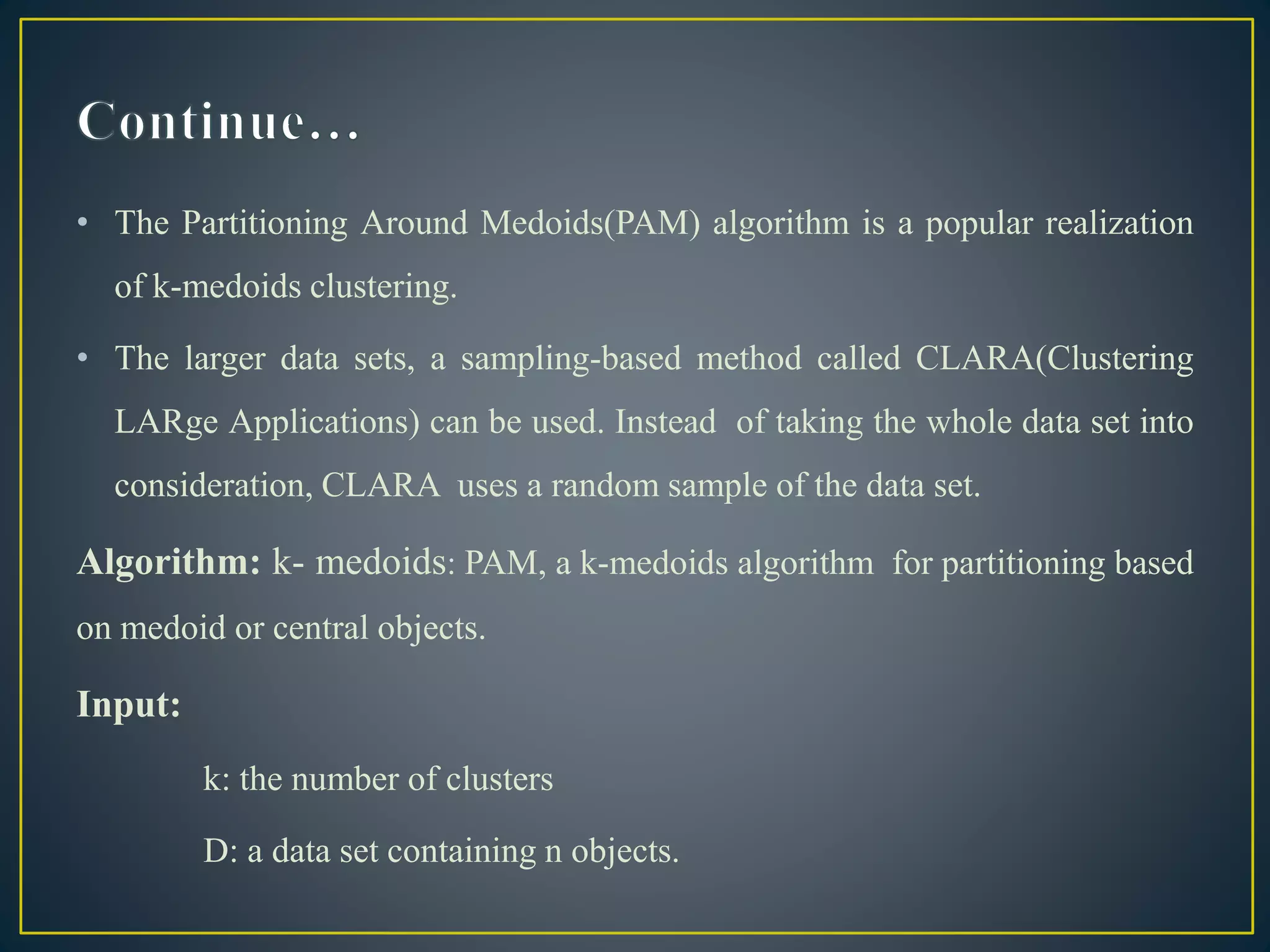Clusters techniques | PPTX