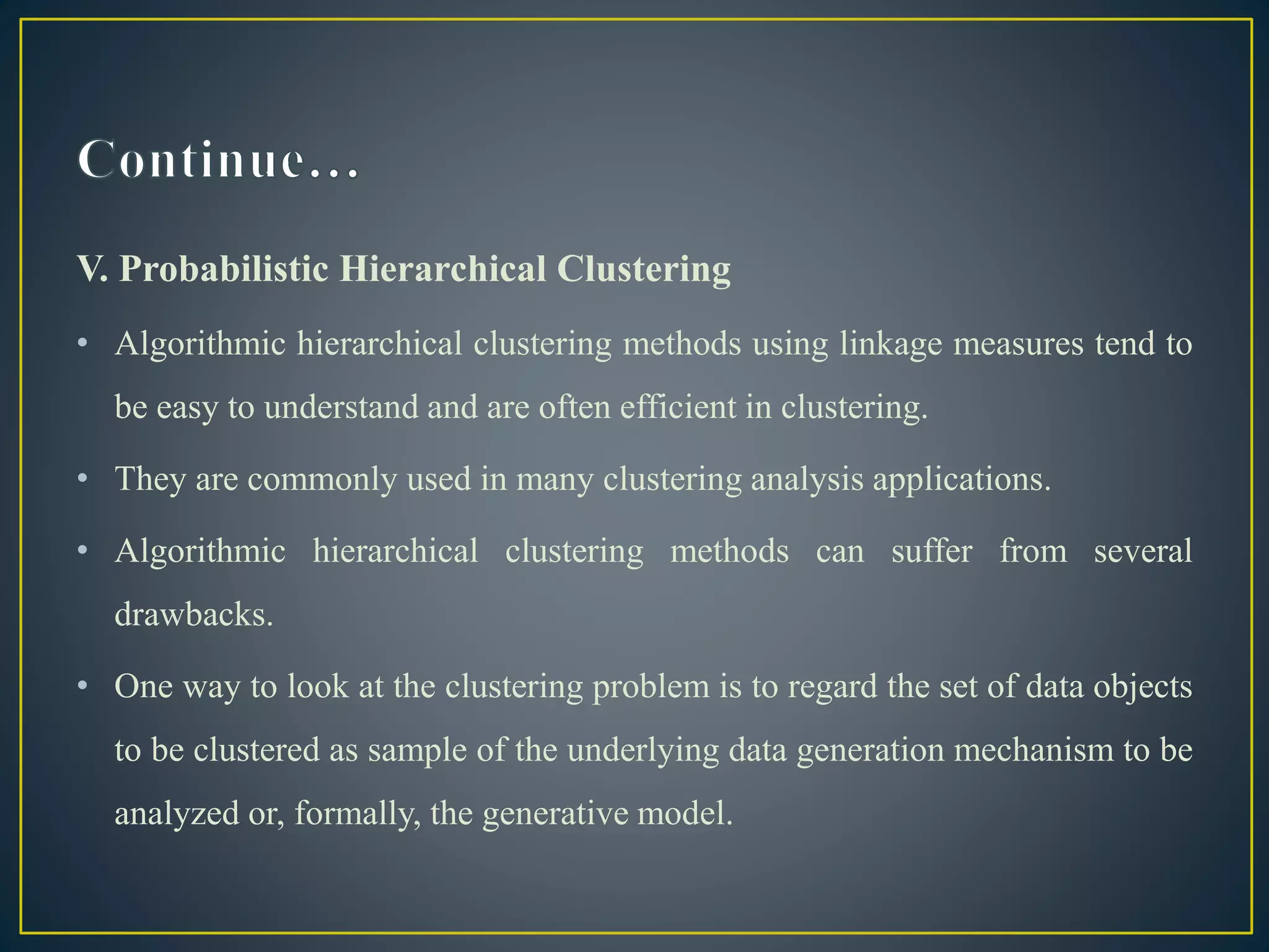 Clusters techniques | PPTX