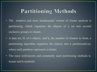Clusters techniques | PPTX