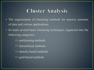 Clusters techniques | PPTX