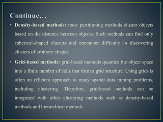 Clusters techniques | PPTX