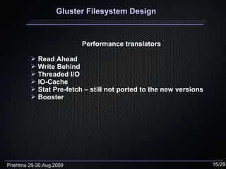 Clusters with GlusterFS | ODP