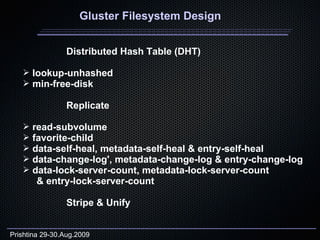 Clusters with GlusterFS | ODP