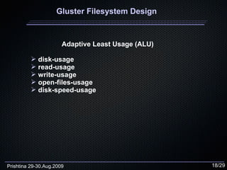 Clusters with GlusterFS | ODP
