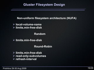 Clusters with GlusterFS | ODP