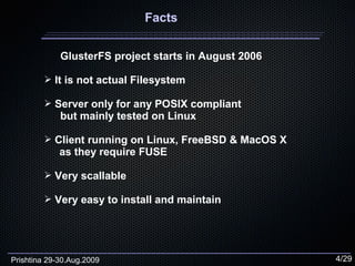Clusters with GlusterFS | ODP