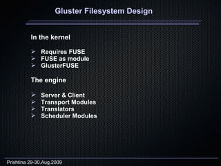 Clusters with GlusterFS | ODP