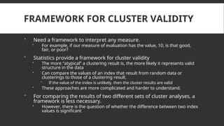 Cluster validity 1.ppt on cluster validity | PPT
