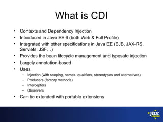 Cluster your application using CDI and JCache - Jonathan Gallimore | PPT