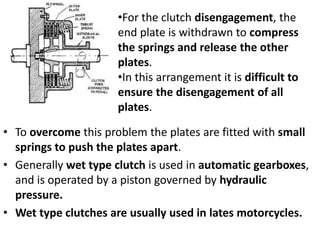 Multi-plate clutch | PPTX
