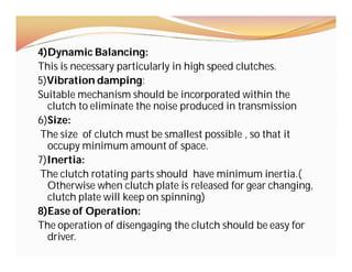 automotive transmission system clutch and system | PDF