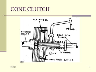 CLUTCH introduction, types of clutches, uses etc | PPT