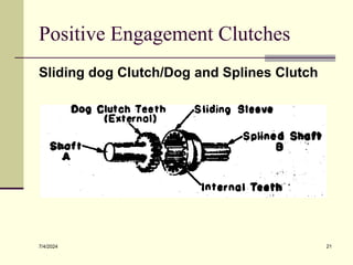 CLUTCH introduction, types of clutches, uses etc | PPT